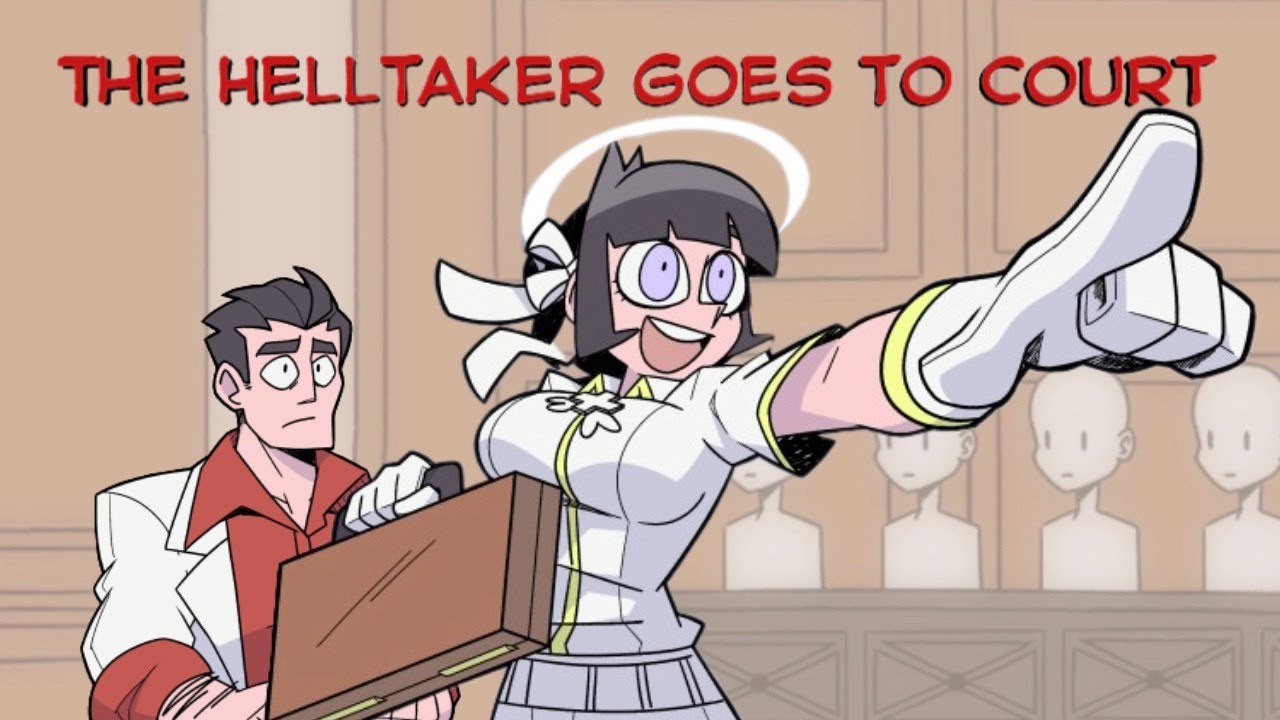 "The Helltaker Goes to Court" (Helltaker Comic Dub) - YouTube
