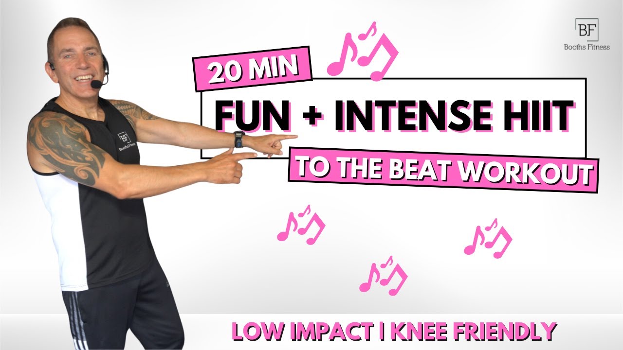 20 MIN NO JUMPING HIIT Workout - No Equipment - No Repeats Home Workout - Full Body Low Impact ...