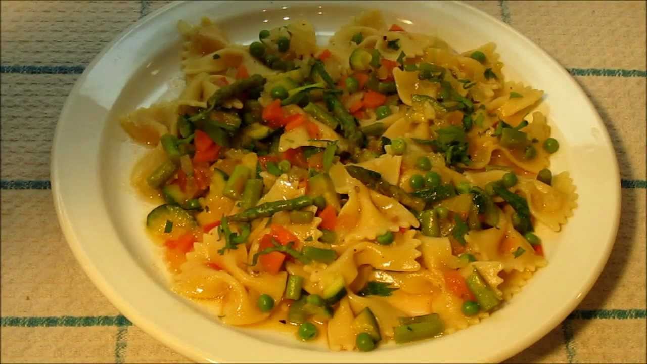 Farfalle Pasta Primavera