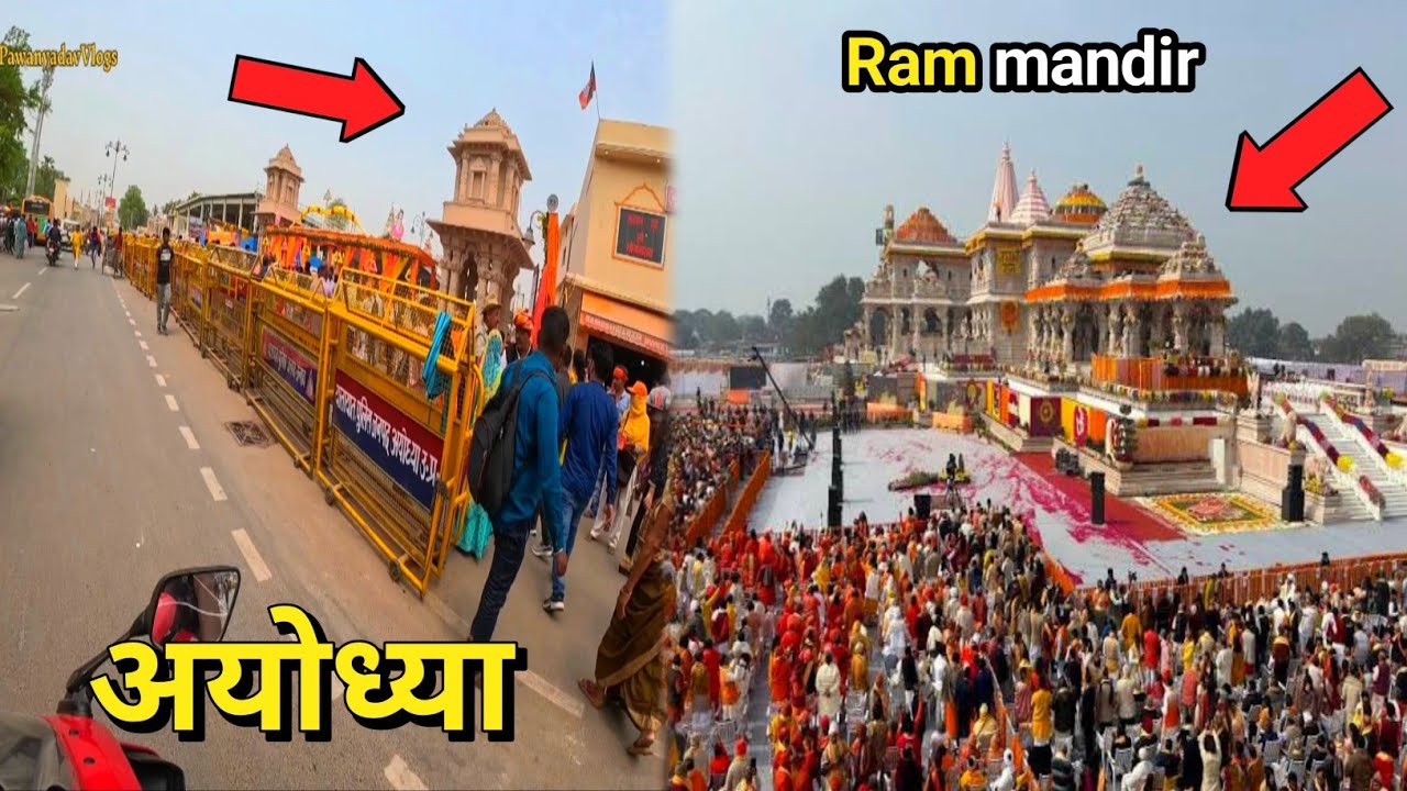 Ayodhya New update | Ram mandir | ayodhya vlog | ram path ...