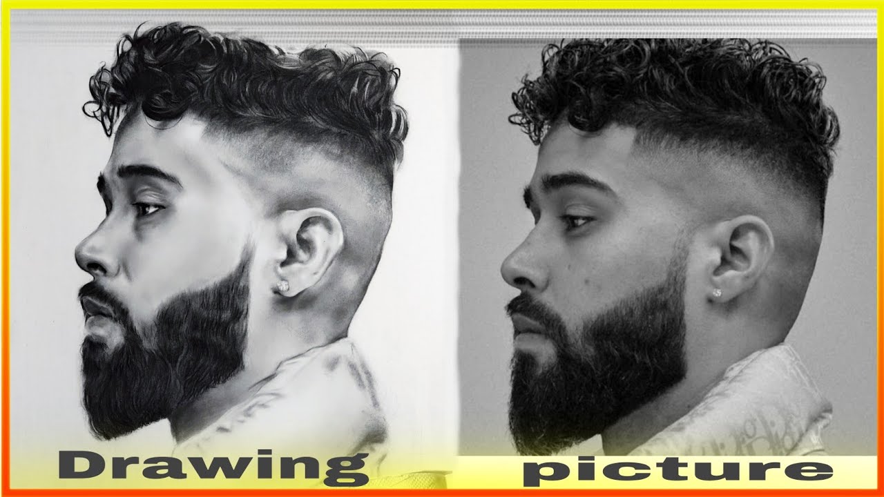 AP DHILLON pencil drawing portrait || 😇😍 - YouTube