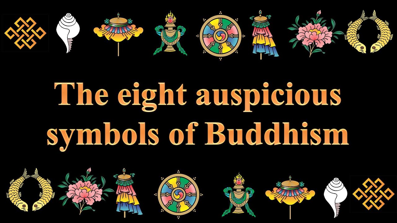 The eight auspicious symbols of Buddhism - YouTube