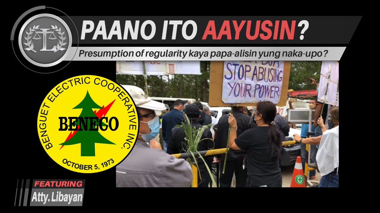 BENECO GM POSITION: Atty. Ana Maria Paz Rafael vs. Engr. Melchor ...