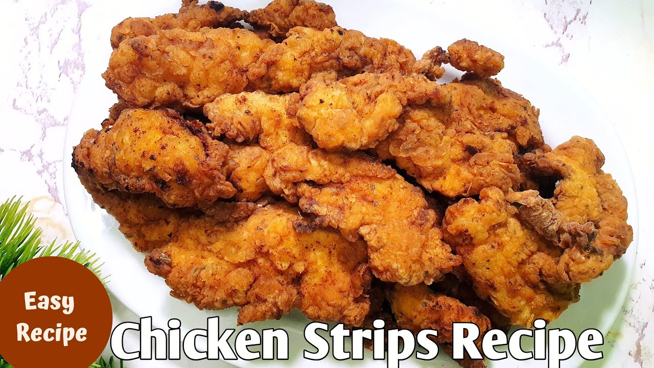 Chicken Strips Recipe | How To Make Chicken Strips | Easy Chicken ...