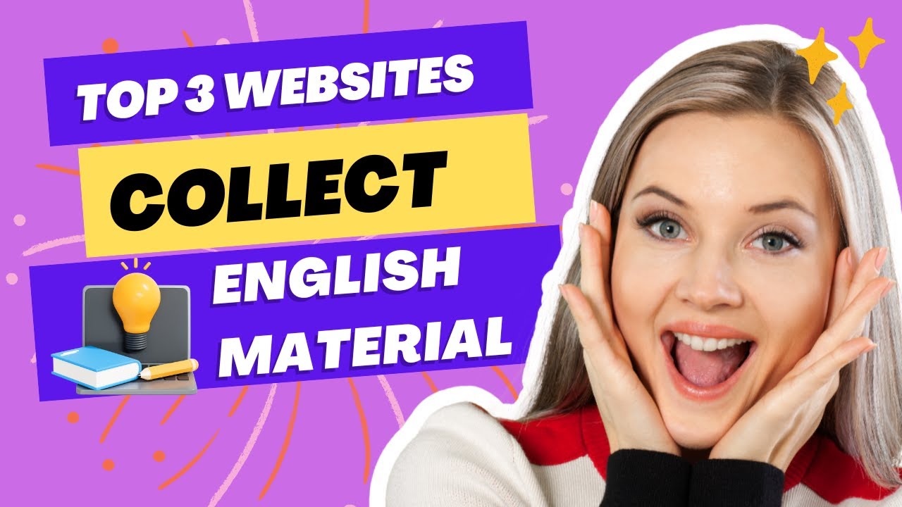 Top 3 English Learning Websites :Free English Learning Materials - YouTube