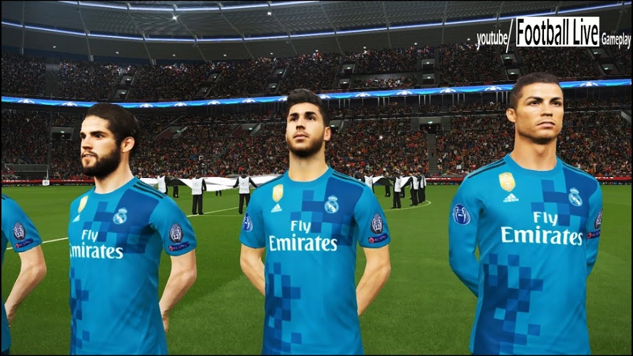 Bayern Munich vs Real Madrid | UEFA Champions League (UCL) | PES 2018 ...
