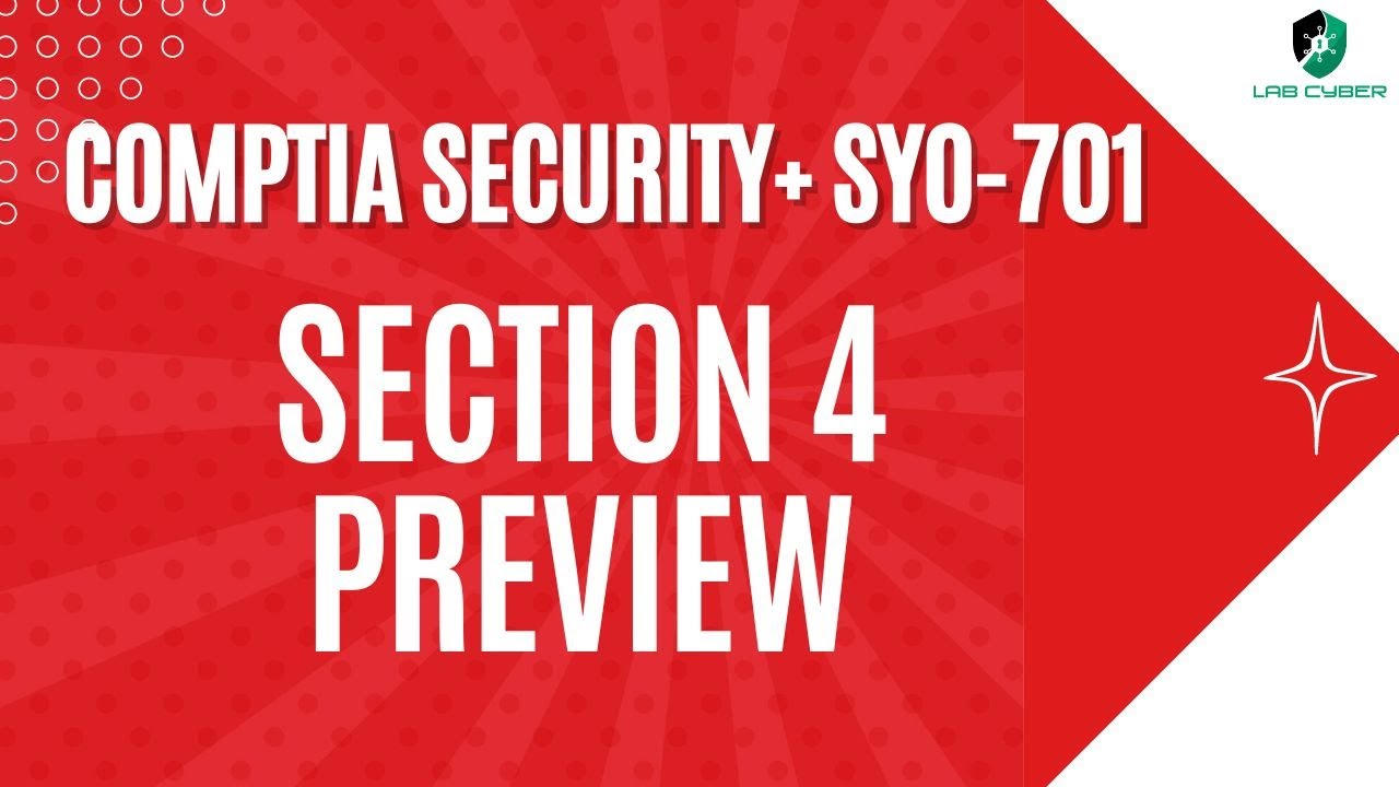 Part 4 Preview SYO 701 - CompTIA Security+ SY0-701 - YouTube