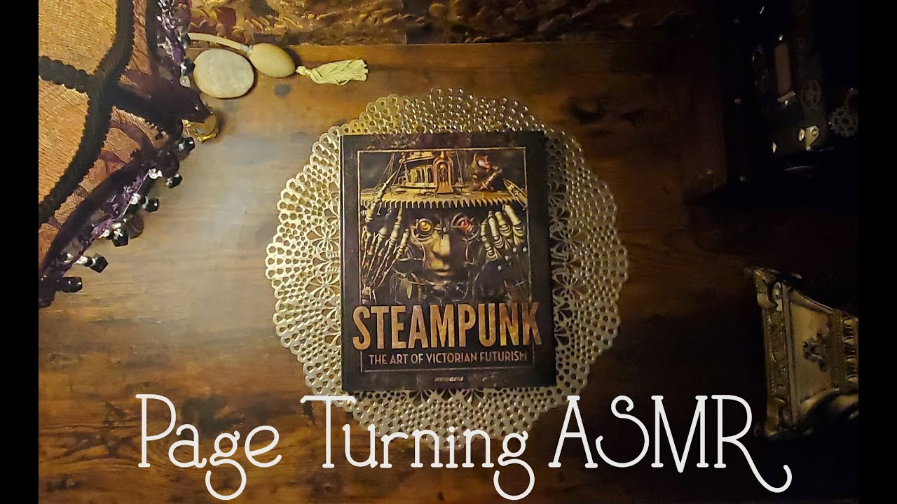 ASMR | Page Turning ASMR | Steampunk Book Collection | No Talking - YouTube