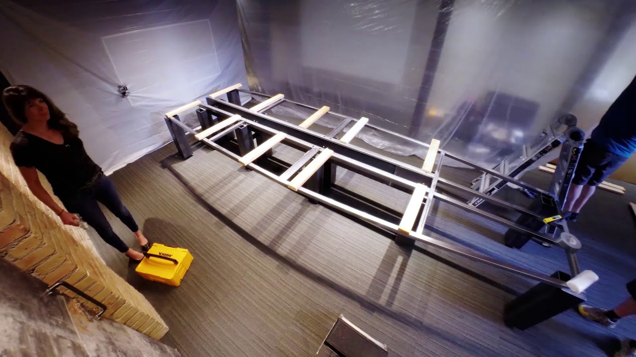 new conference table assembly TIME LAPSE! - YouTube