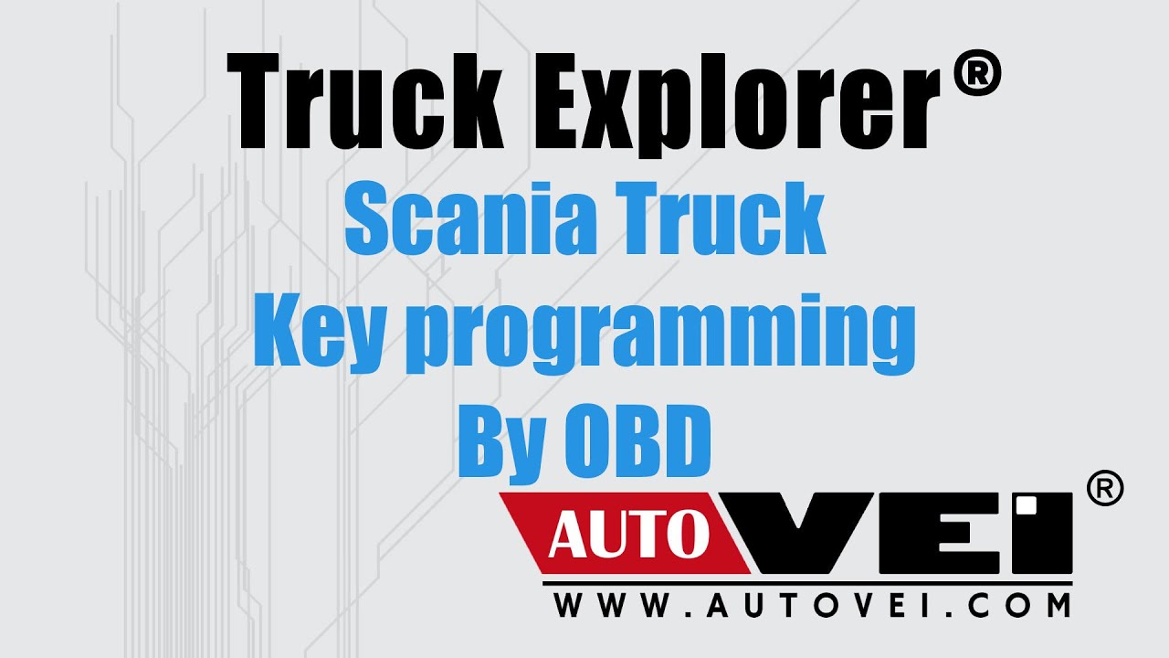 Scania Truck Key Programming by OBD - YouTube