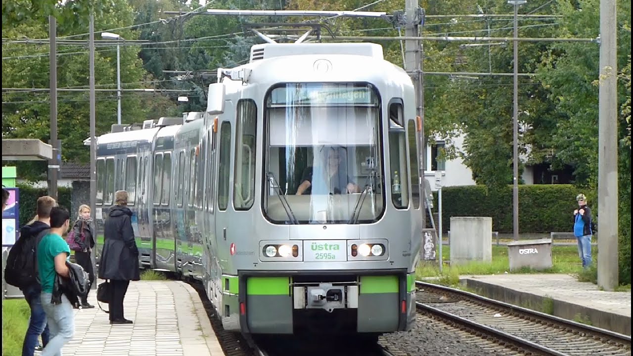 Linie 1 Rethen/Nord (Stadtbahn Hannover) - YouTube