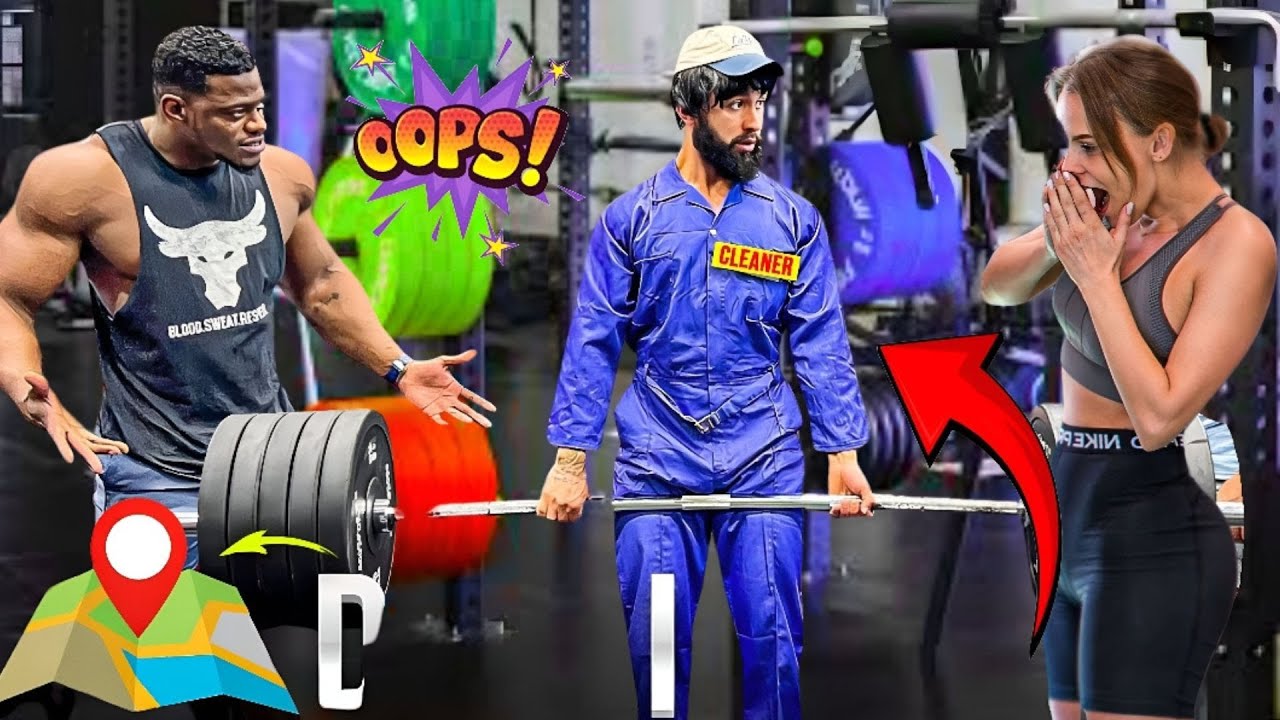 Elite Powerlifter Anatoly Acting as a Cleaner😉#1 | Surprising Gym Prank ...