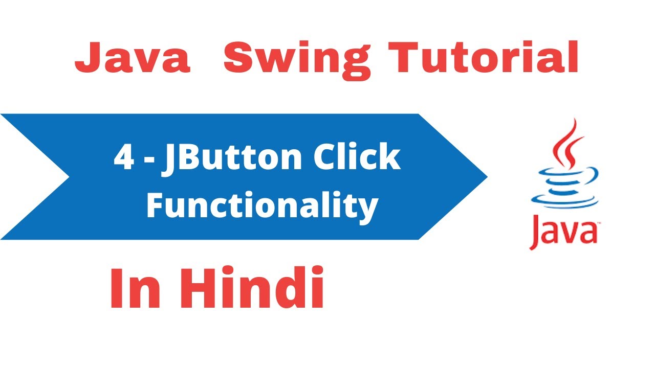 4 jbutton click functionality listeners - YouTube