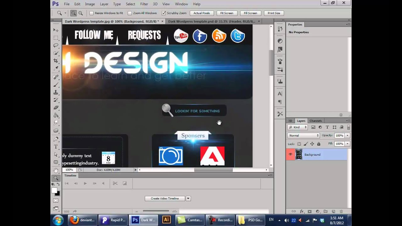 Photoshop guide: Layers panel - Tutorial #1 - YouTube