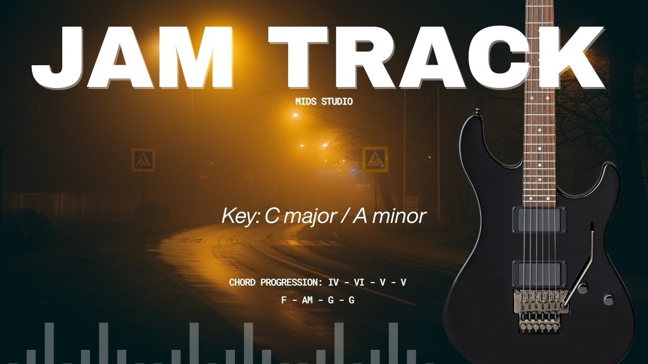 C Major / A Minor Jam Track | Chill Groovy Backing Track (100 BPM ...