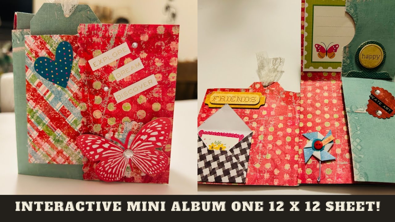 One Sheet Wonder | Cute Interactive Mini Album | One 12x12 Sheet ...