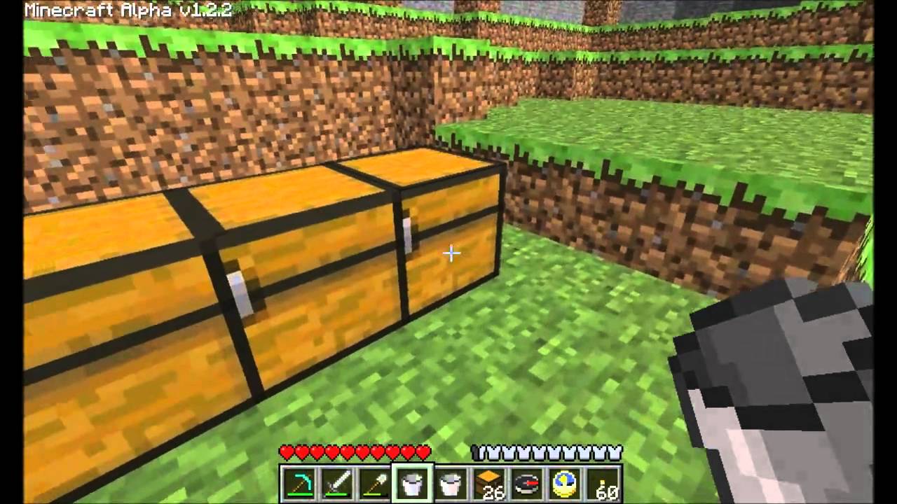 How to make "Long Chests" in Minecraft. - YouTube