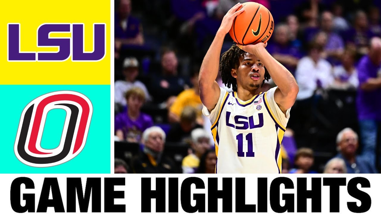 LSU vs Omaha Highlights | Men's Basketball | College Basketball 2025 ...