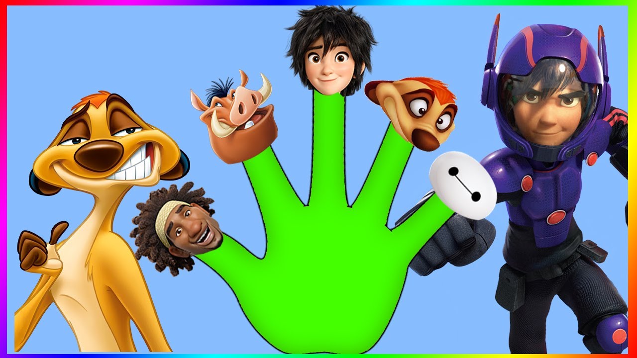 Big Hero 6 finger family song | Daddy finger song for kids Big Hero 6 ...