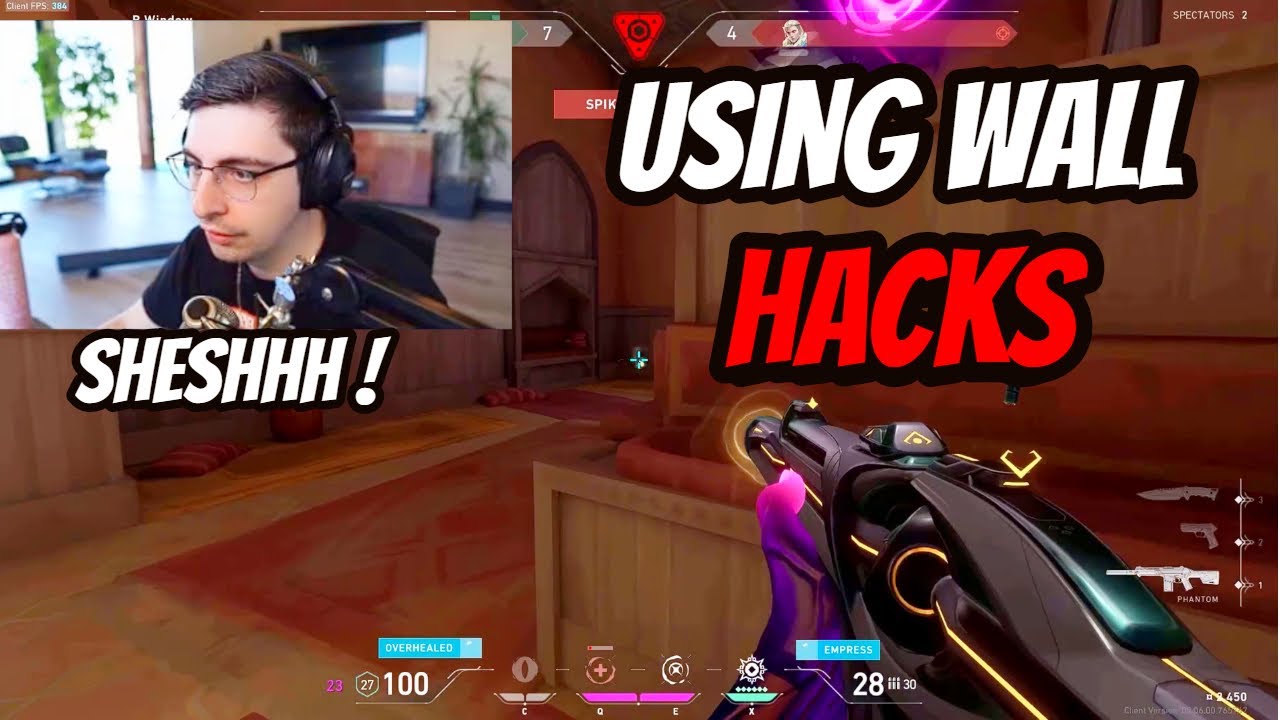 Shroud Shows Incredible Wall Hacks | Valorant Reacts - YouTube