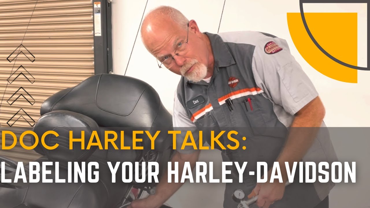 DOC HARLEY TALKS: LABELING YOUR HARLEY-DAVIDSON - YouTube