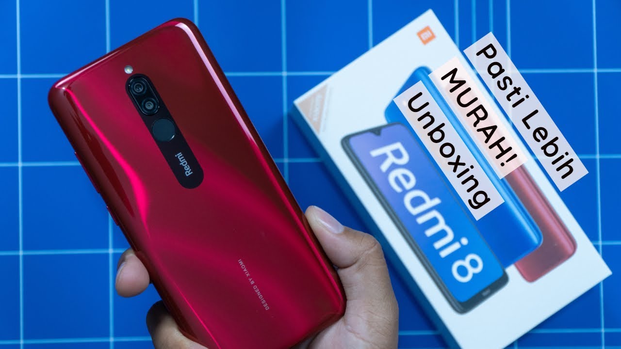 Unboxing Xiaomi Redmi 8, Sejutaan dengan SoC Snapdragon 439 - YouTube