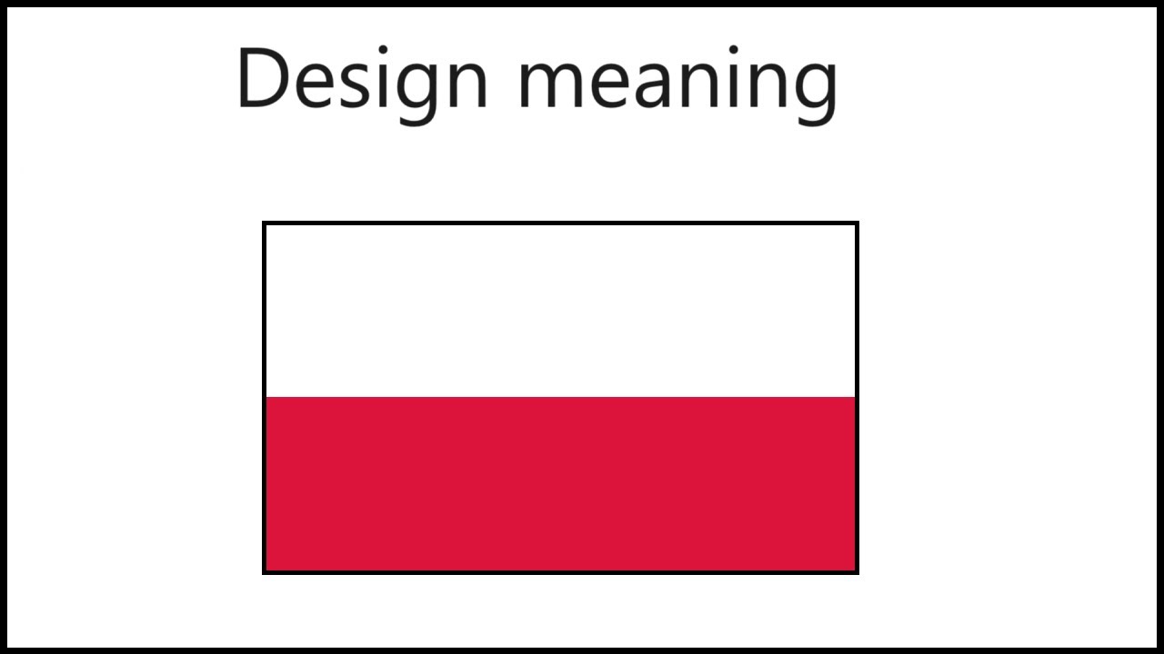 Flag of Poland: design meaning - YouTube