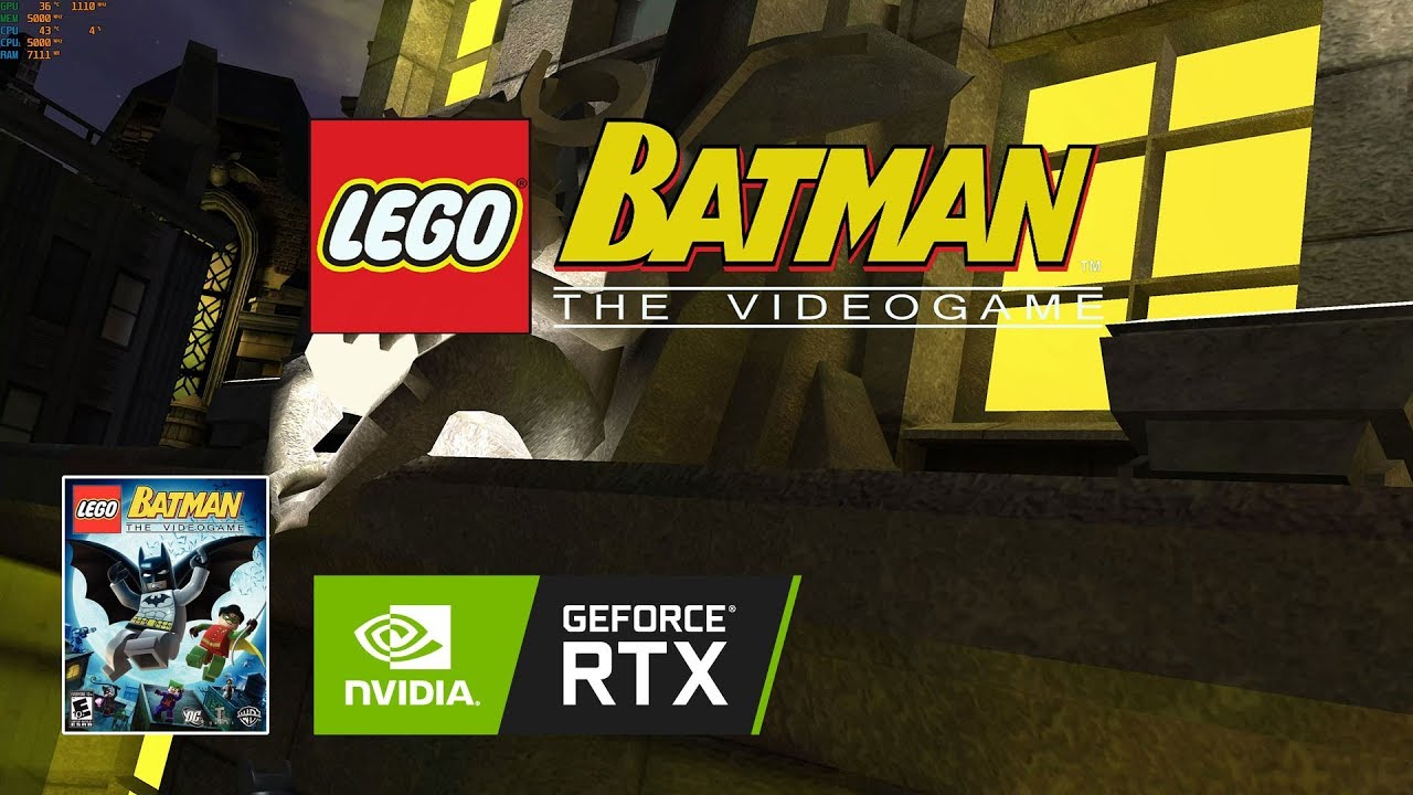 LEGO Batman the video game /4K Epic / RTX 2080ti - YouTube