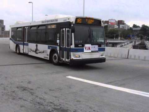 MTA New York City Bus Orion VII NG HEV 4012 on the S61 - YouTube