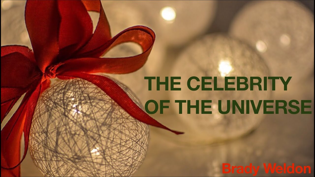 "The Celebrity of the Universe" | Brady Weldon LIVE - YouTube