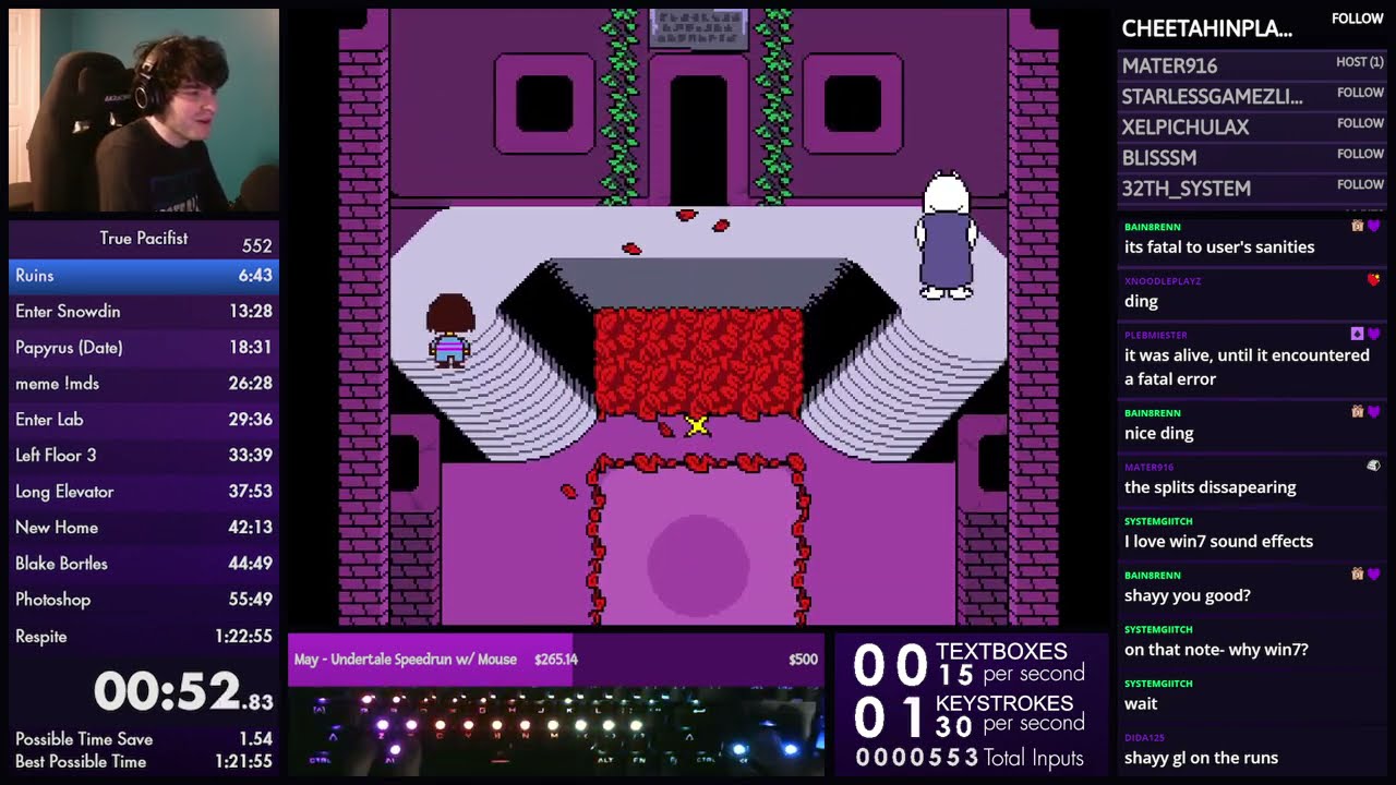 Undertale True Pacifist Speedrun in 1:22:26 (Former WR) - YouTube