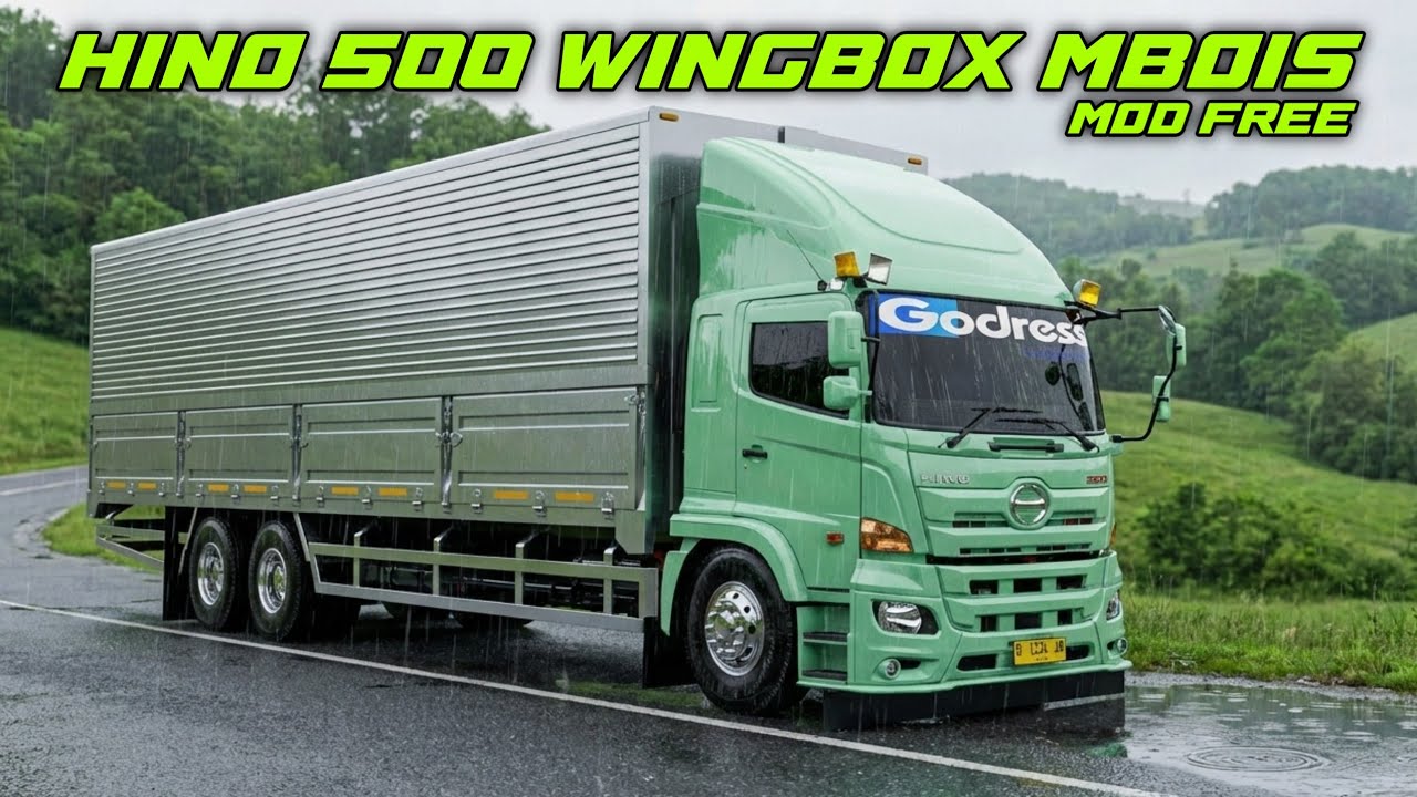 SHARE LIVERY HINO 500 WINGBOX - Bus Simulator Indonesia - YouTube