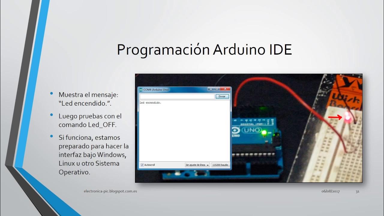Interfaz Visual Basic 6 y Arduino - YouTube