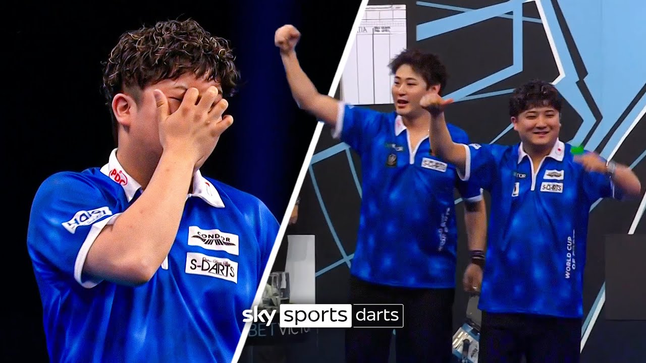 "What have you done?!" Japan SURVIVE match darts vs Croatia in dramatic ...