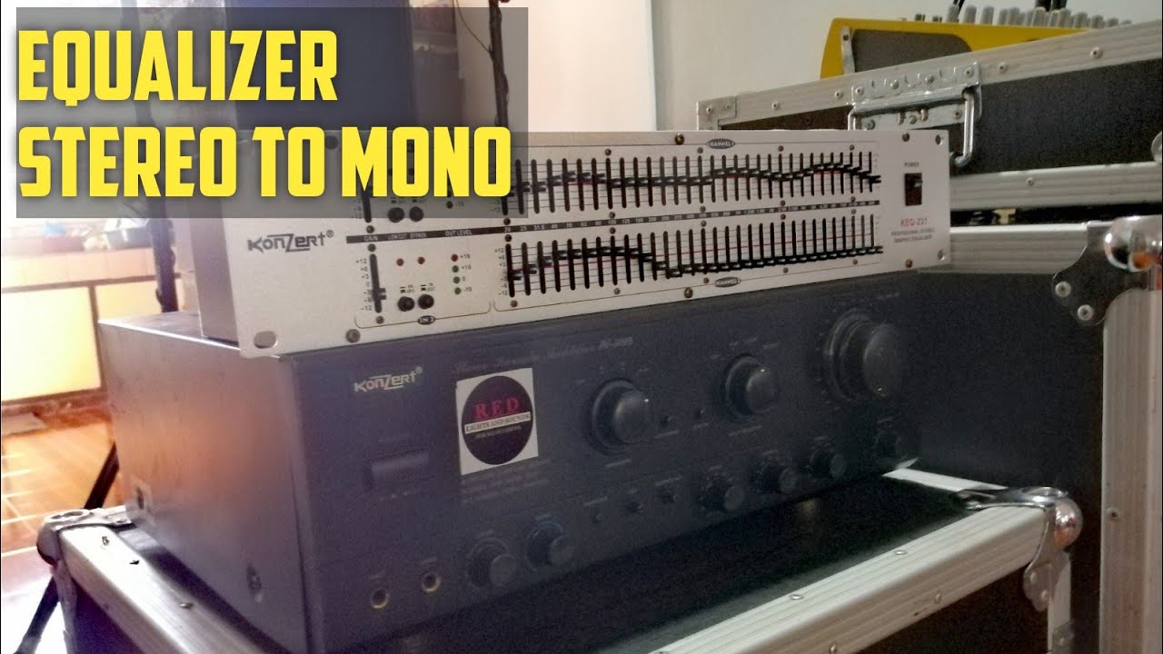 EQUALIZER + AMPLIFIER + MIXER and POWERED SPEAKER SET UP - YouTube