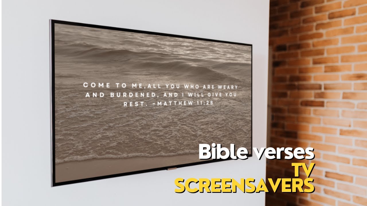Bible verses TV Screensaver - YouTube