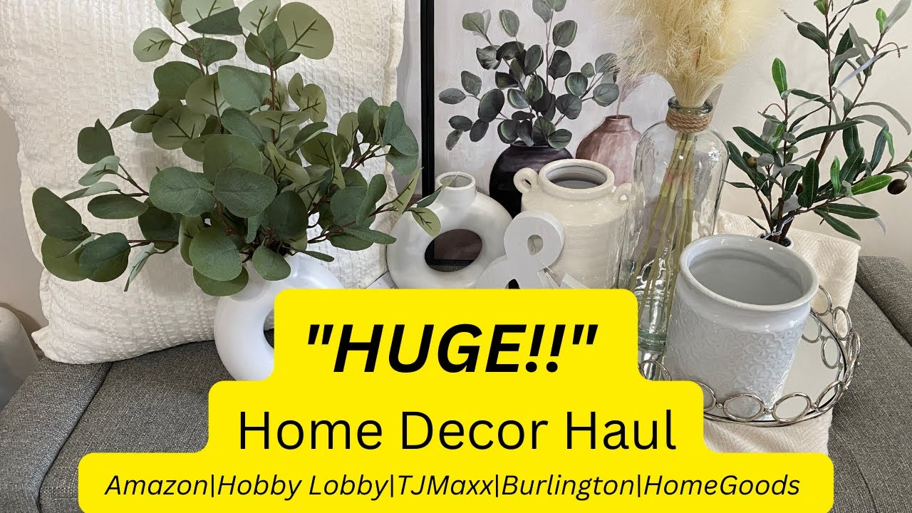 *NEW* HOME DECOR HAUL | HOBBY LOBBY | TARGET | HOMEGOODS | BURLINGTON ...