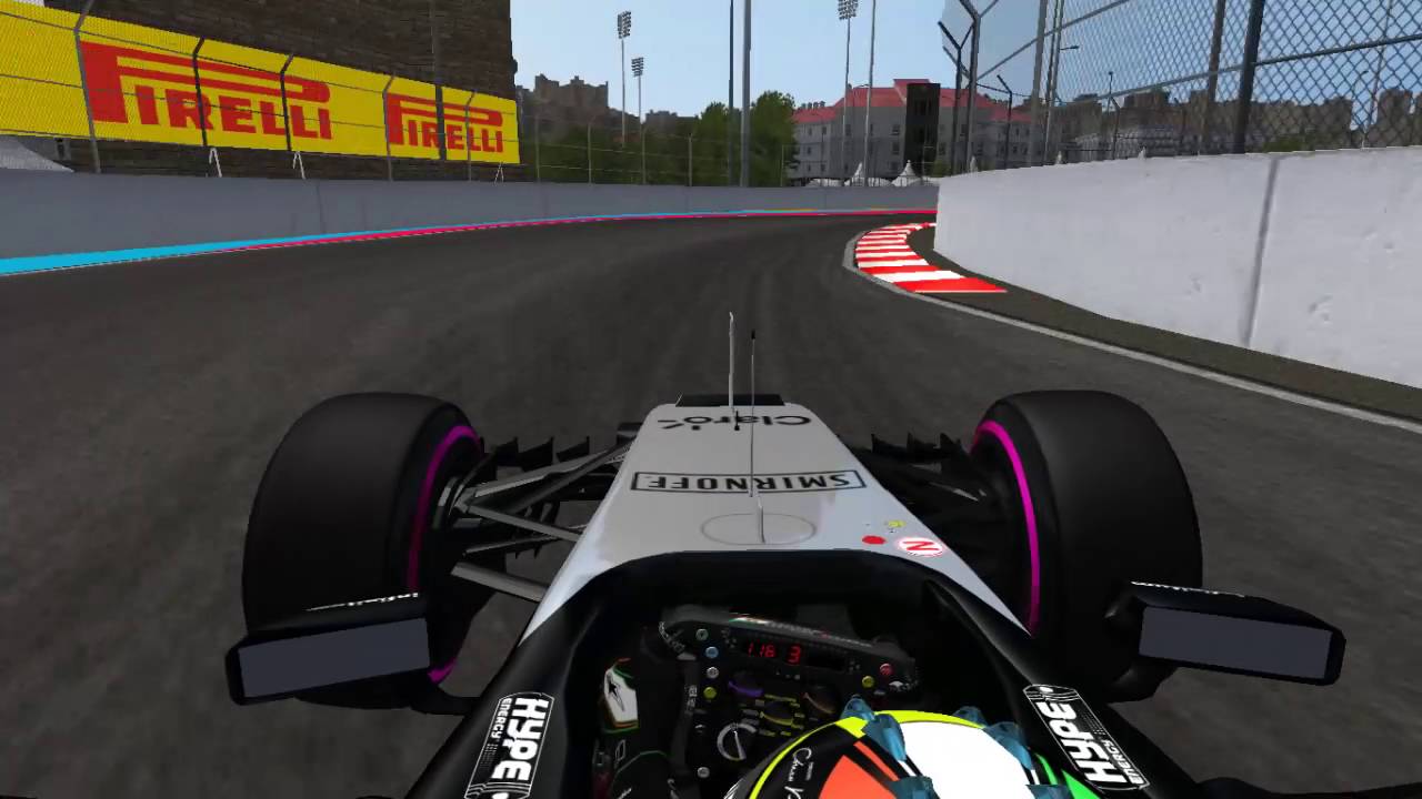 rFactor F1 2016 BAKU ( download ) - YouTube
