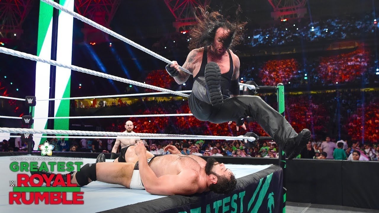 Undertaker vs Rusev Greatest Royal rumble 2018 Full Match #wwe # ...