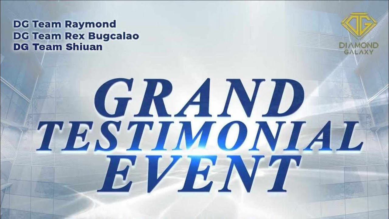 Diamond Galaxy Philippines Grand Testimonial Event (11/26/24) - YouTube
