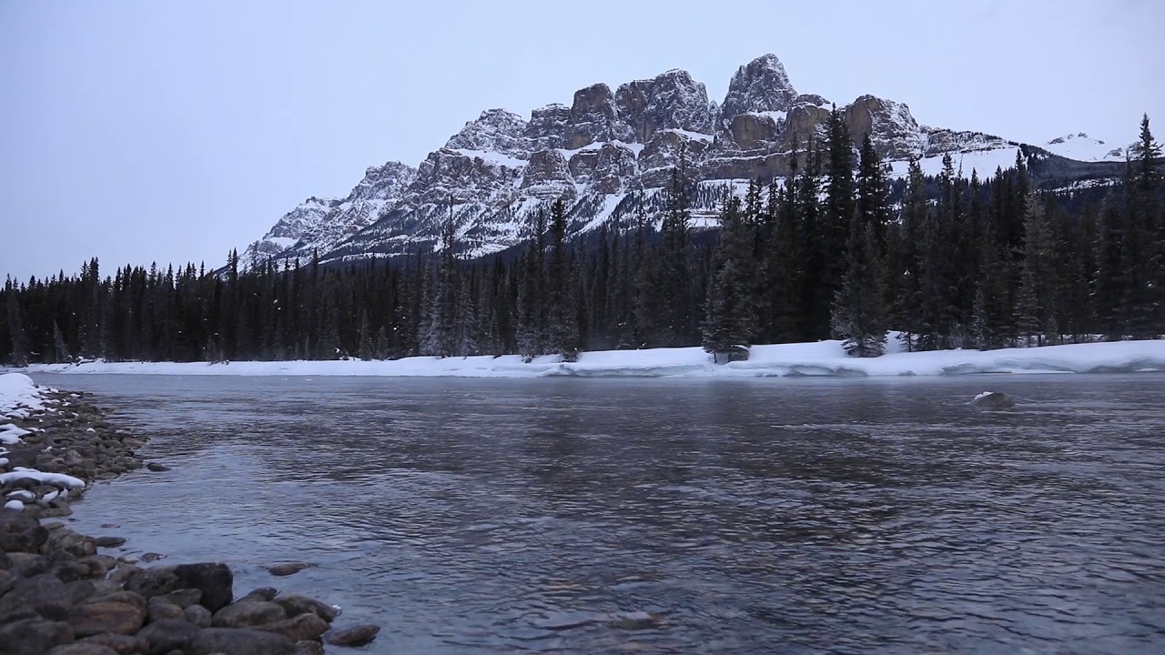 Calming Mountain Scene - Meditation - YouTube