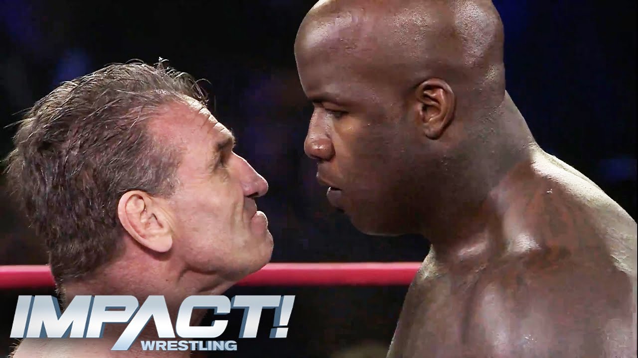 KEN SHAMROCK RETURNS Against Moose | Bound For Glory 2019 - YouTube