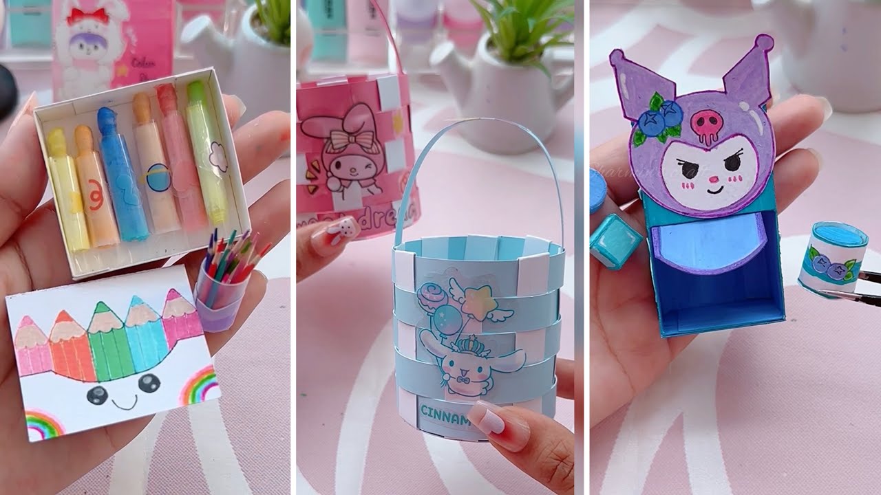 Paper craft/ Easy craft ideas/ miniature craft/ how to make/ DIY ...