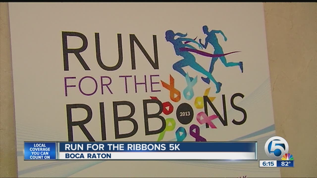 Run for the Ribbons 5K in Boca Raton - YouTube