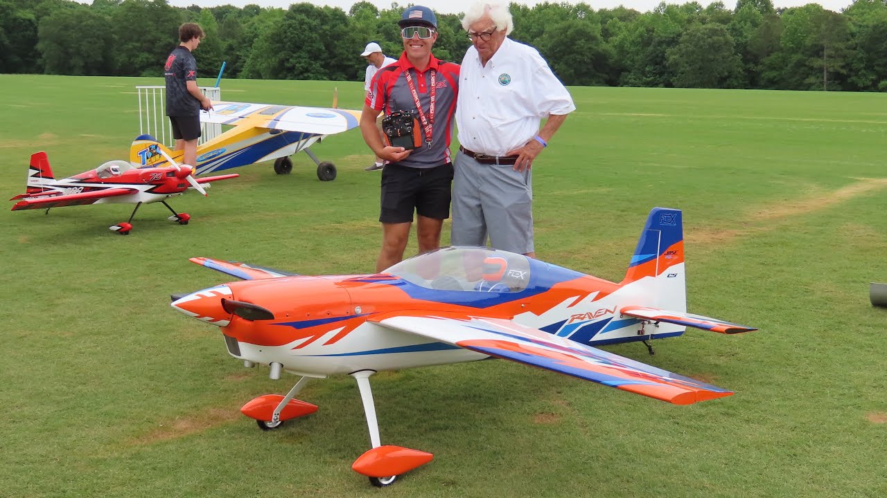 Joe Nall 2024 Plane Fun RC EXCLUSIVE!!Flex Innovations Raven 180 Product Introduction and Flight ...