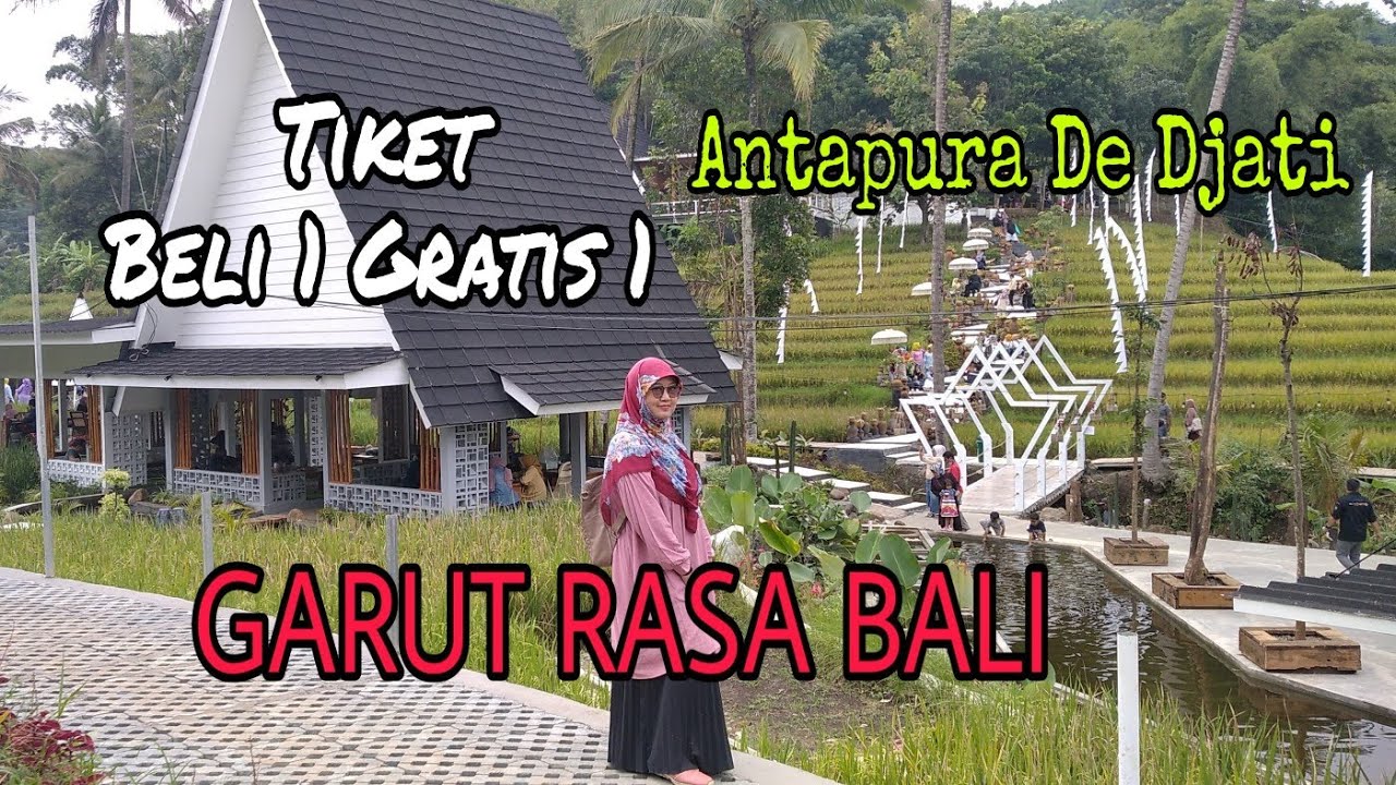 ANTAPURA DE DJATI Wisata Baru GARUT Rasa BALI - YouTube
