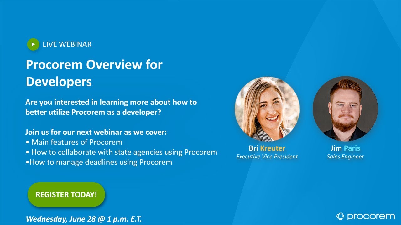 Developer Webinar Series - Procorem Overview for Developers - YouTube