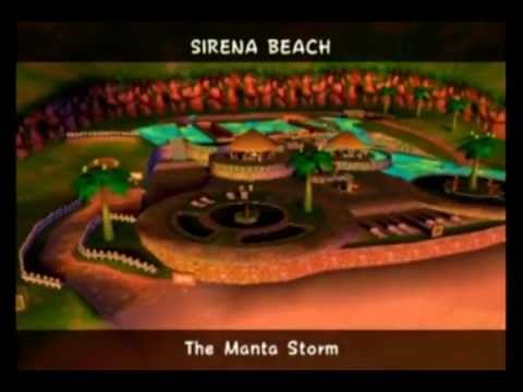 Super Mario Sunshine 100% Walkthrough Part 17 - Sirena Beach - YouTube