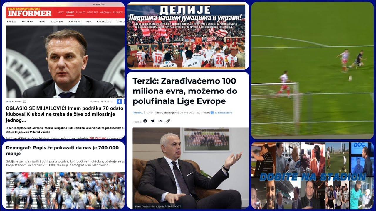 Željko Pantić: Dođite na stadion 605. Zvezda na nizbrdici i juriš SNS ...