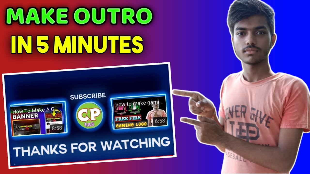 how to make outro for youtube | how to make outro for youtube videos ...